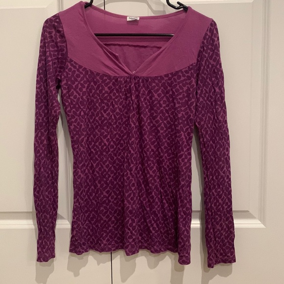 Splendid | Tops | Splendid Purple Long Sleeve Top Sz M | Poshmark